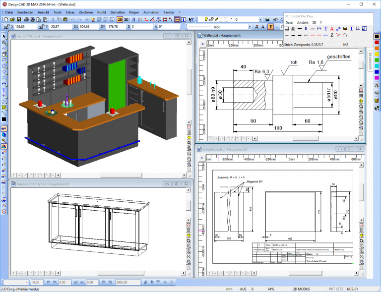 DesignCAD 3D MAX V26 Beispiele | Autorisierter TurboCAD & DesignCAD ...