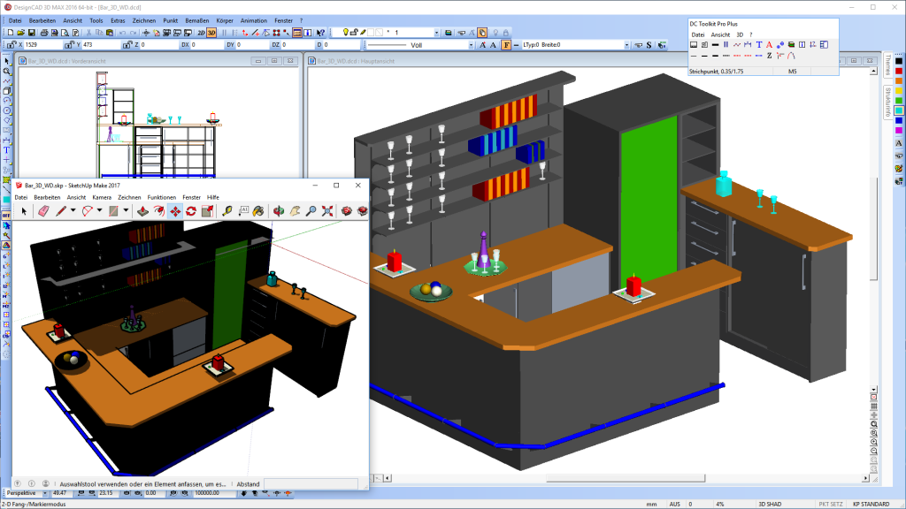 DesignCAD 3D MAX 26 SktechUp | DesignCAD / DC Toolkit