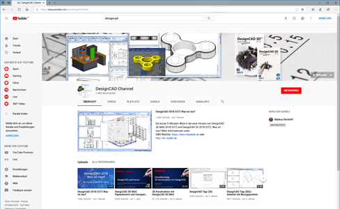 DesignCAD YouTube Channel | DesignCAD / DC Toolkit