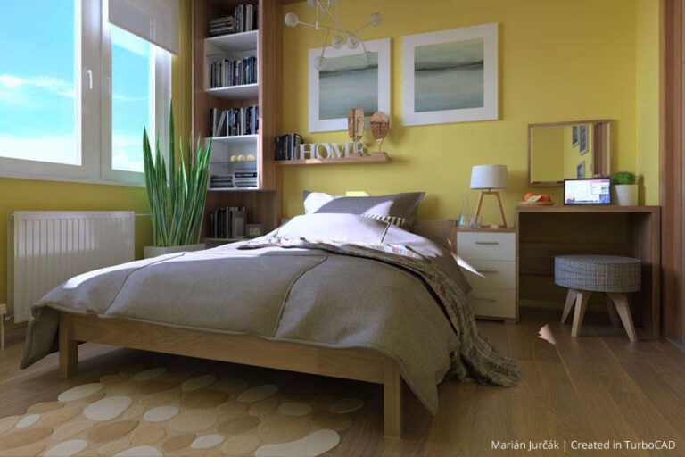 bedroom-3d-model-rendering-turbocad-marian-jurcak | Autorisierter ...